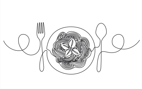 「Pasta Line Drawing」の写真素材 | 18,702件の無料イラスト画像 | Adobe Stock