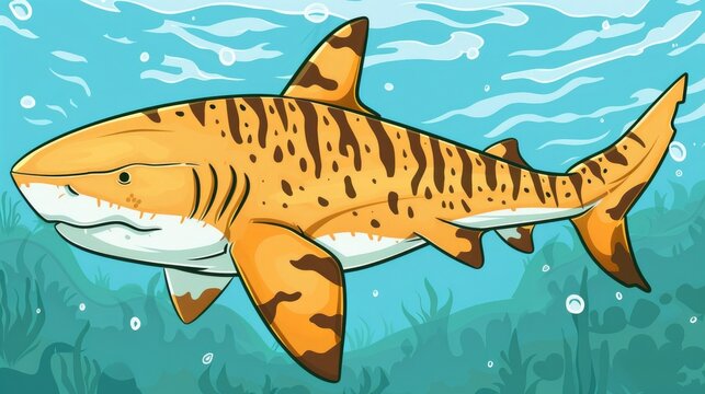 Tiger Shark Cartoon Images – Browse 7,693 Stock Photos, Vectors, and ...