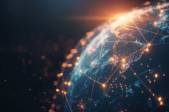 "Digital World Map" Images – Browse 751 Stock Photos, Vectors, and ...