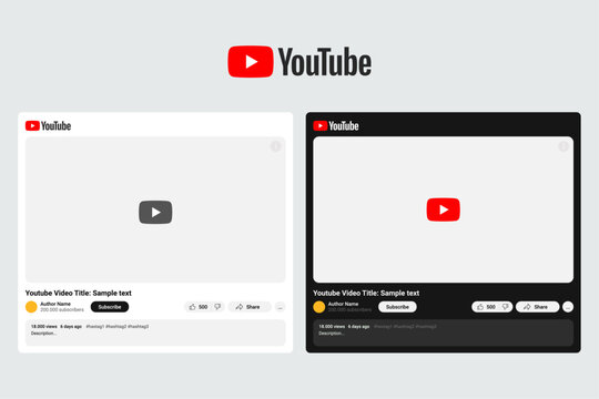 Youtube Template Images – Browse 15,674 Stock Photos, Vectors, and ...