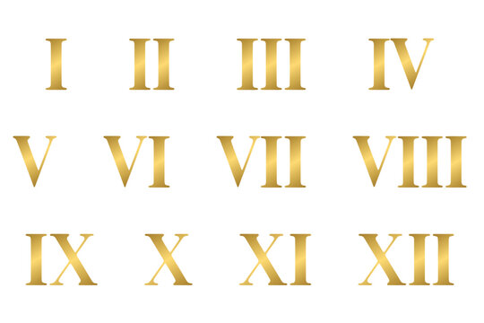 Roman Numeral Icons Images – Browse 11,806 Stock Photos, Vectors, and ...