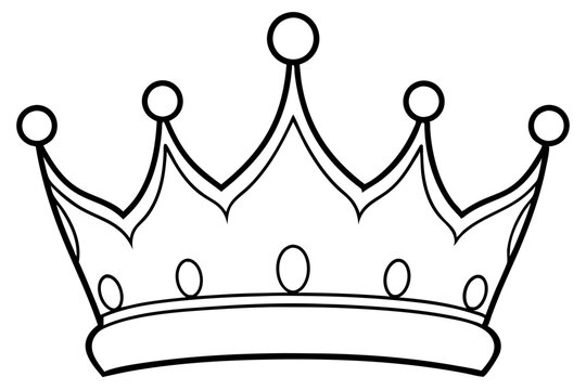 King Crown Outline Images – Browse 27,287 Stock Photos, Vectors, and ...