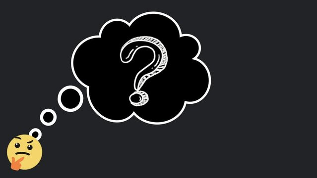 Black Question Mark Emoji