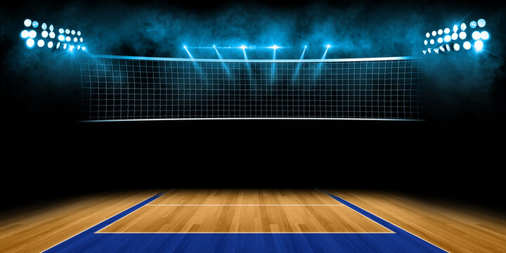 Volleyball Court Background Volleyball Net No Background Stock Photos