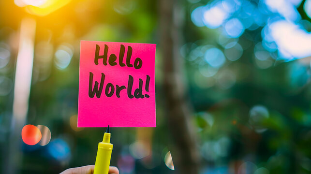 "Hello World" Images – Browse 2,692 Stock Photos, Vectors, and Video ...