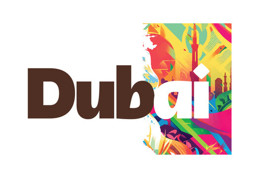Dubai Name Logo