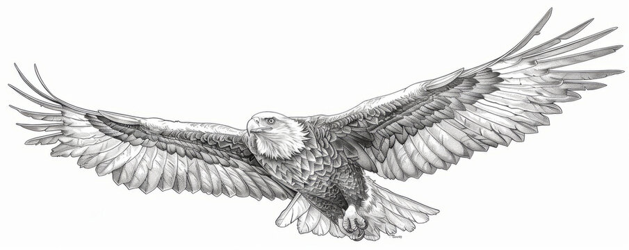 drawing an eagle