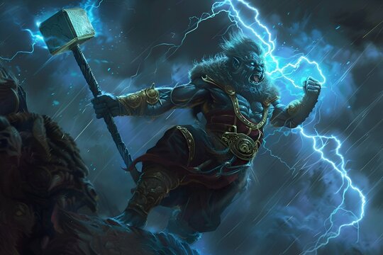 "Thunder God" Images – Browse 705 Stock Photos, Vectors, and Video ...