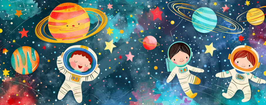 Outer Space Kids Images – Browse 63,376 Stock Photos, Vectors, and ...