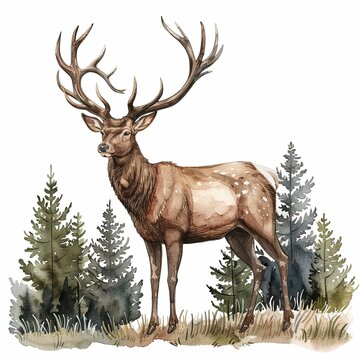 Deer Buck Clipart