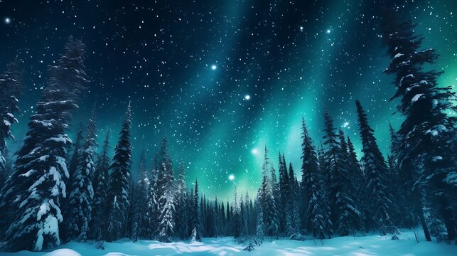 Aurora Borealis Pine Trees Images – HD & 4K Photos Free to Download ...