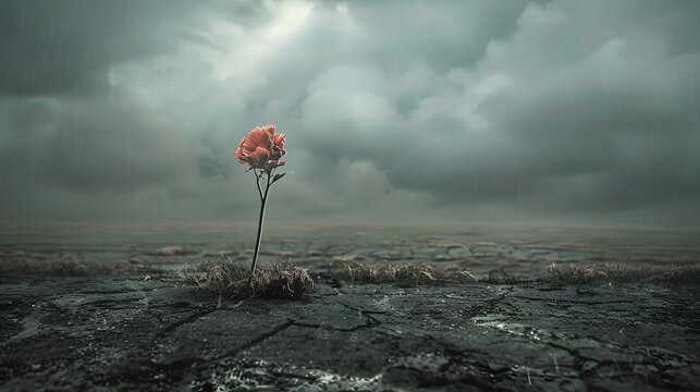 "Lone Flower"-Bilder: Stock-Fotos & -Videos. | Adobe Stock