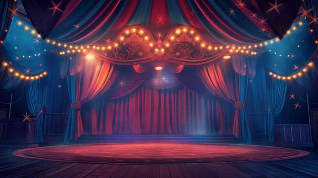Circus Stage Background The Invisible Discipline Is A Thoroughly