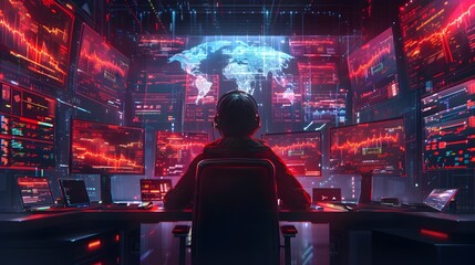 Hacker Deploying Cyber Attack on Dynamic Digital Landscape with ...