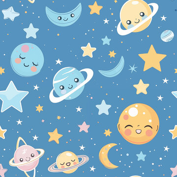 astronaut pattern background