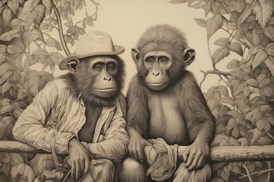"Monkey Couple" Images – Browse 73 Stock Photos, Vectors, and Video ...