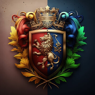 "Lion Crest" Images – Browse 188 Stock Photos, Vectors, and Video ...