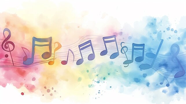 Music Notes Watercolor Images – Browse 55,815 Stock Photos, Vectors ...