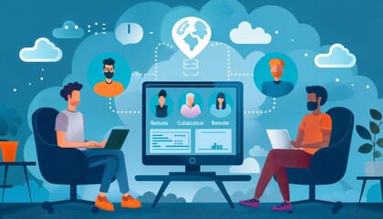 Remote Collaboration cloud-based productivity and communication tools ...