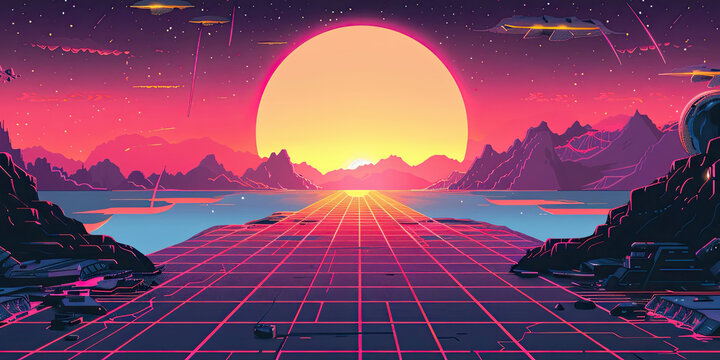 "Retro Landscape" Images – Browse 444 Stock Photos, Vectors, and Video ...