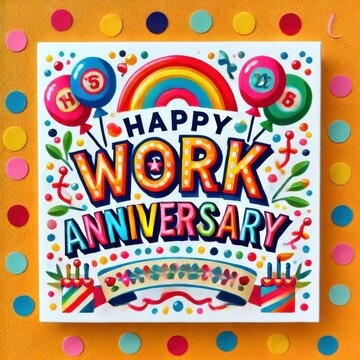 Happy Work Anniversary Images – Browse 20,756 Stock Photos, Vectors ...