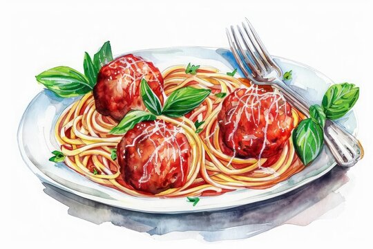 Spaghetti Watercolor Images – Browse 2,955 Stock Photos, Vectors, and ...