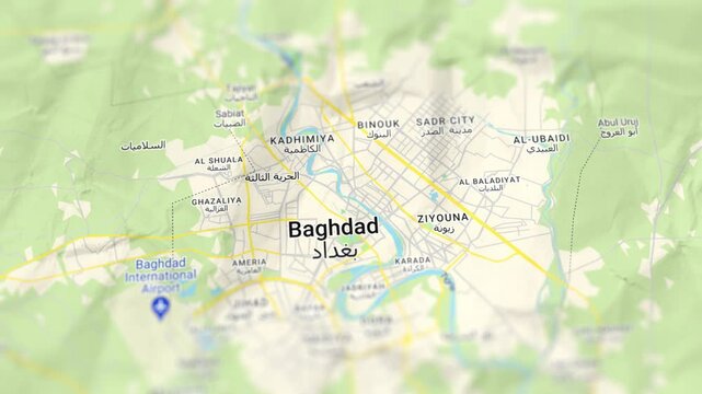 Baghdad Map