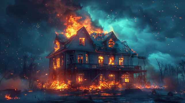 House On Fire Cartoon Images – Browse 24,290 Stock Photos, Vectors, and ...
