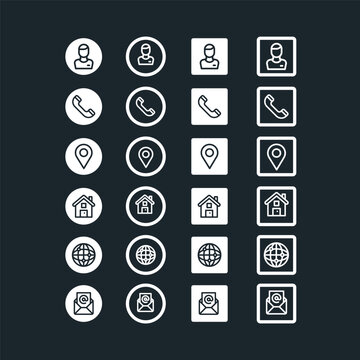 Adress Icons Images – Browse 2,118 Stock Photos, Vectors, and Video ...