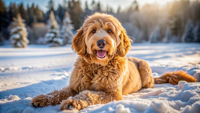 Golden Doodle Snow Images – Browse 4,129 Stock Photos, Vectors, and ...