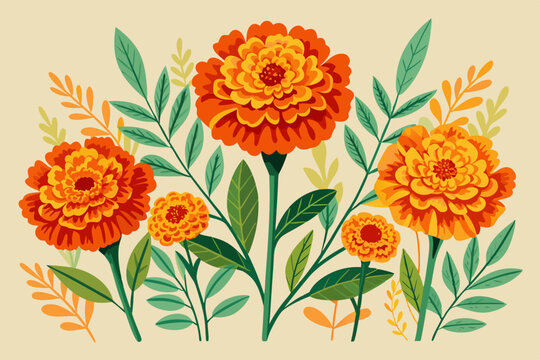 Marigold Illustration Images – Browse 44,173 Stock Photos, Vectors, and ...