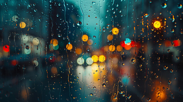 Raindrop Window Wallpaper