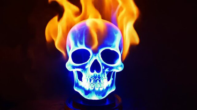 Blue Flame Skull Images – Browse 10,036 Stock Photos, Vectors, and ...