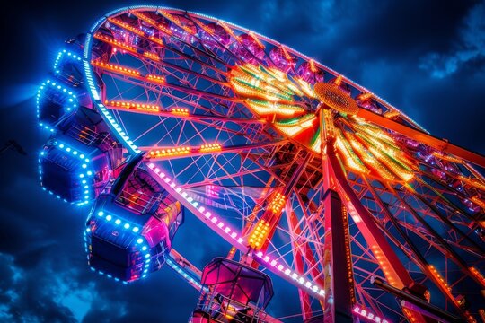 "Ferris Wheel Night" Images – Browse 352 Stock Photos, Vectors, and ...