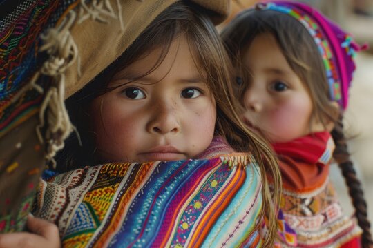 Native American Toddler Girl