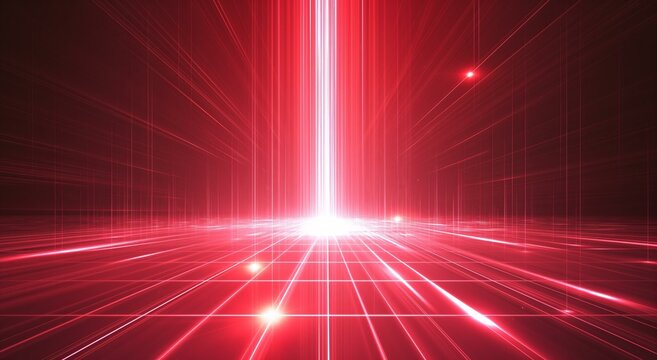 Red Lasers Background