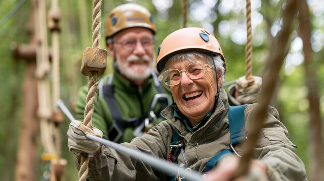 "High Ropes Course" Images – Browse 4,396 Stock Photos, Vectors, and ...