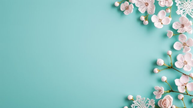 Teal Flower Background Images – Browse 265,960 Stock Photos, Vectors ...