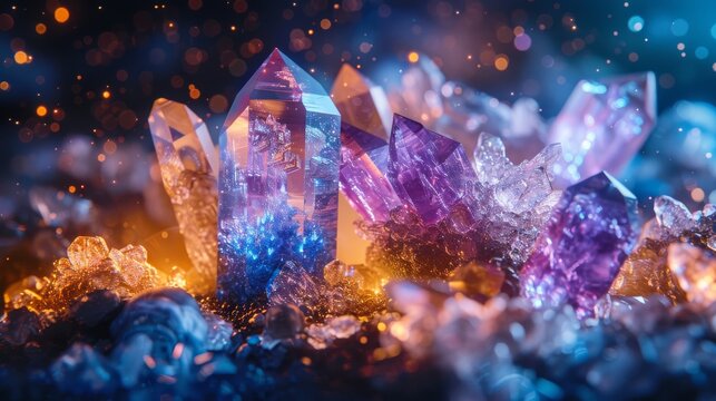 "Crystal Cluster"-Bilder: Stock-Fotos & -Videos. | Adobe Stock