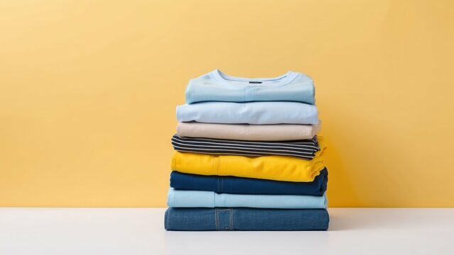 "Stack Of Clothes" Images – Browse 365 Stock Photos, Vectors, and Video ...