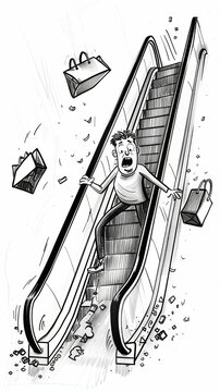 Escalator Cartoon Images – Browse 1,276 Stock Photos, Vectors, and ...