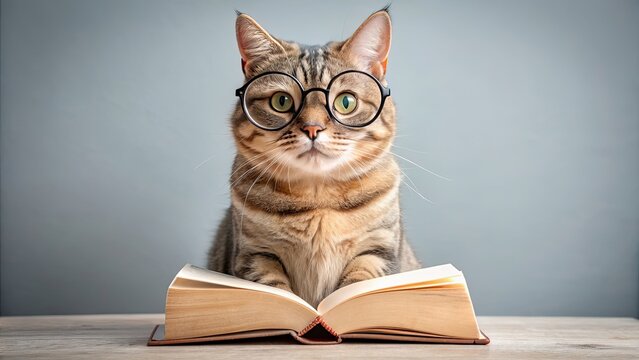 「Cat Reading」の写真素材 | 99,993件の無料イラスト画像 | Adobe Stock
