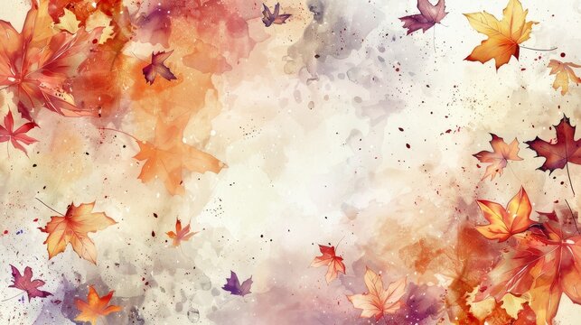 Watercolor Background Fall Watercolor Painting Fall Images – Browse