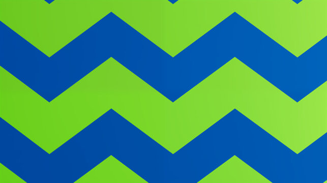 Green And Blue Chevron Background