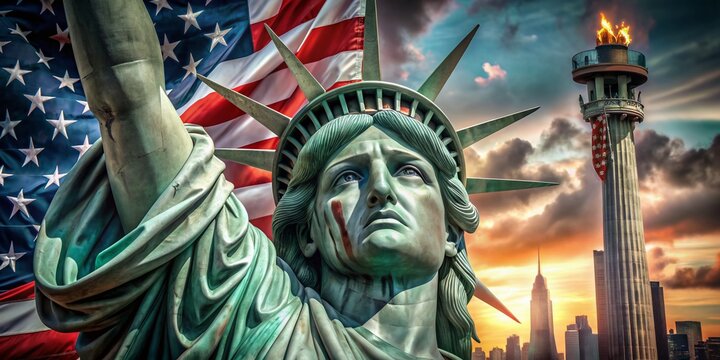 Crying Statue Of Liberty Images – Browse 240 Stock Photos, Vectors, and ...