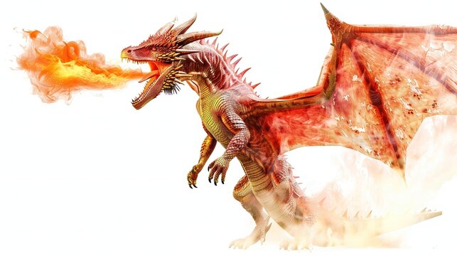 Realistic Fire Breathing Dragon