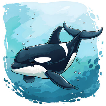 Orca Cartoon Images – Browse 12,062 Stock Photos, Vectors, and Video ...