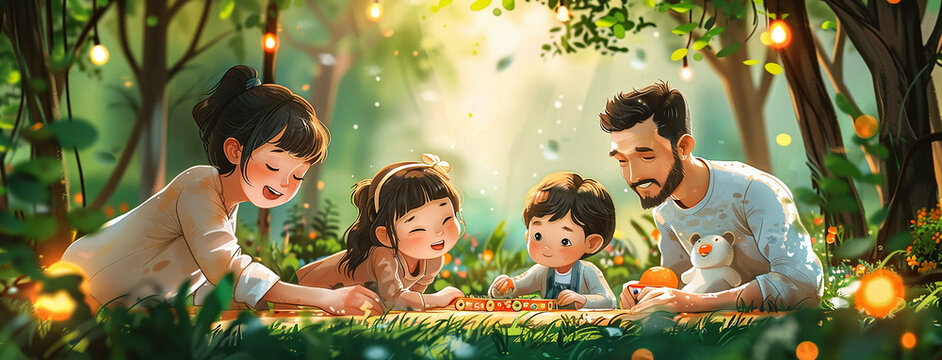 Family Gathering Cartoon Images – Browse 7,479 Stock Photos, Vectors ...