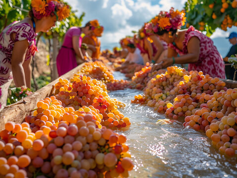 Grape-Stomping Images – Browse 382 Stock Photos, Vectors, and Video ...