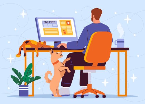 Dog Cat Computer Images – Browse 7,422 Stock Photos, Vectors, and Video ...